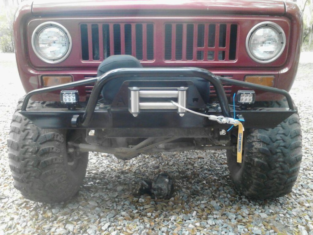 Affordable Prerunner Winch Front Bumper -International Scout