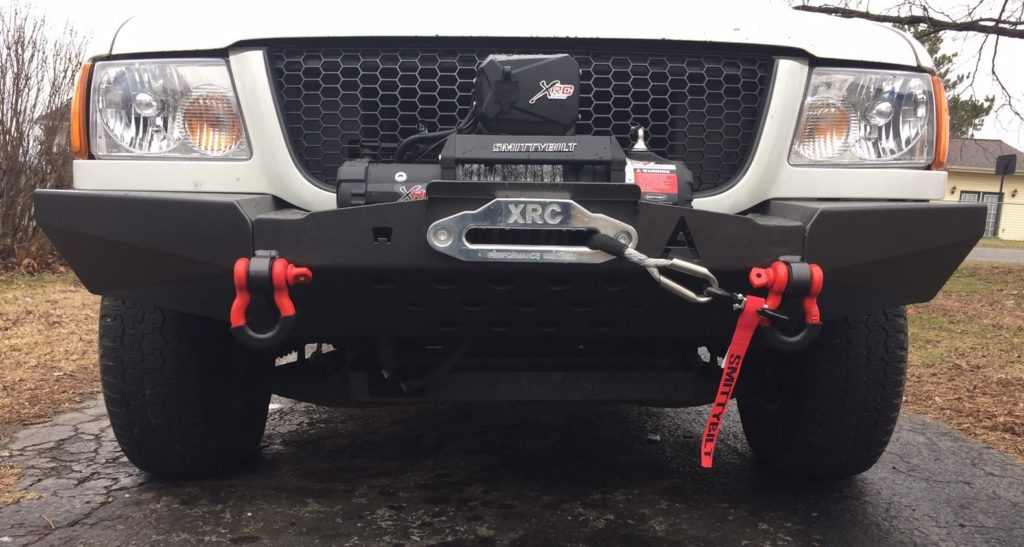 Elite Ford Ranger Modular Plain Front Winch Bumper 1998-2011