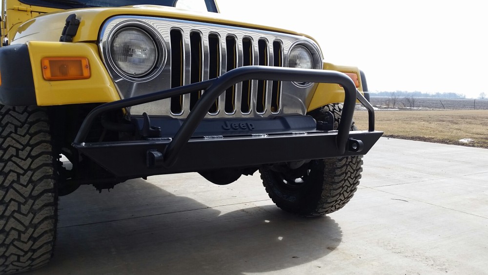 Affordable Prerunner Front Bumper -Jeep CJ/YJ/TJ/LJ - Affordable Offroad