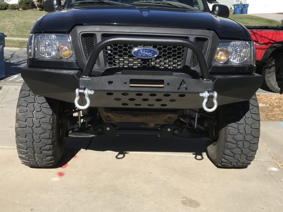Elite Ford Ranger Modular Plain Front Winch Bumper 1998-2011