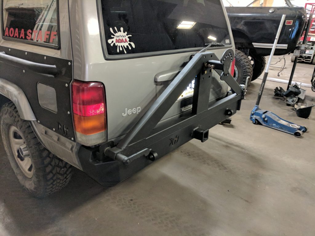 Rear Bumper W/ Frame Tie ins-Jeep Cherokee XJ (84-01)