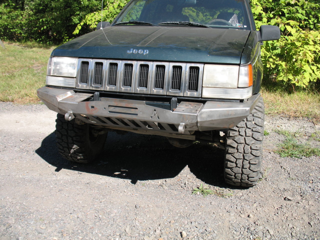 Elite Jeep Grand Cherokee ZJ Modular Plain Front Winch Bumper (’93-’98)