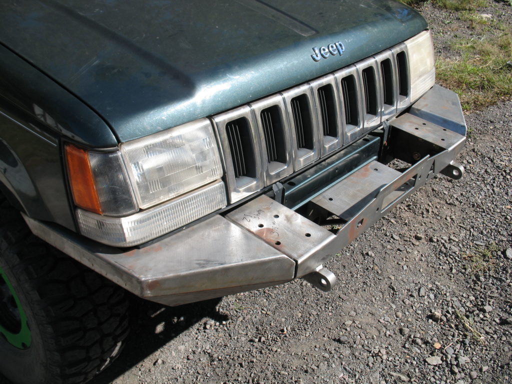 Elite Jeep Grand Cherokee ZJ Modular Plain Front Winch Bumper (’93-’98)