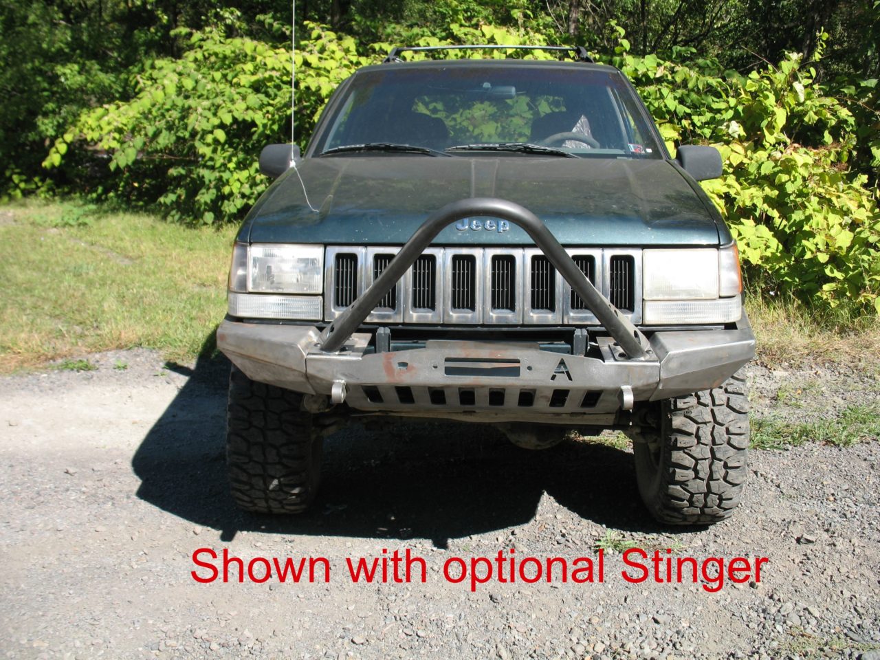 Elite Jeep Grand Cherokee ZJ Modular Plain Front Winch Bumper (’93-’98)