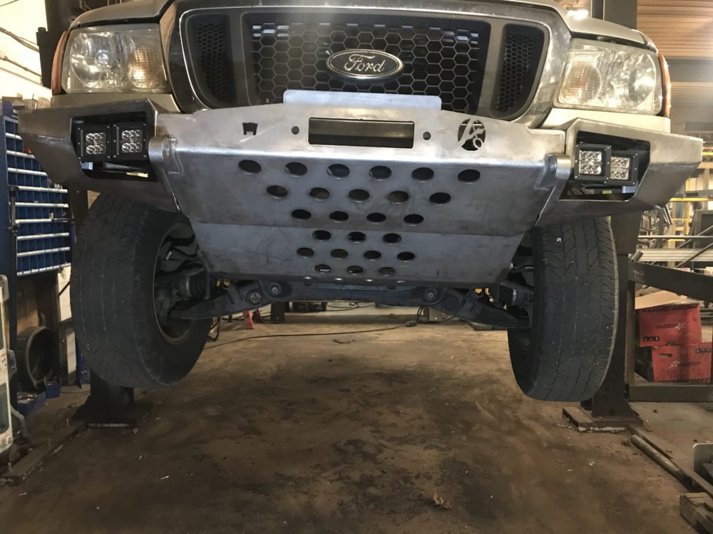 Elite Ford Ranger Modular Plain Front Winch Bumper 1998-2011 ...