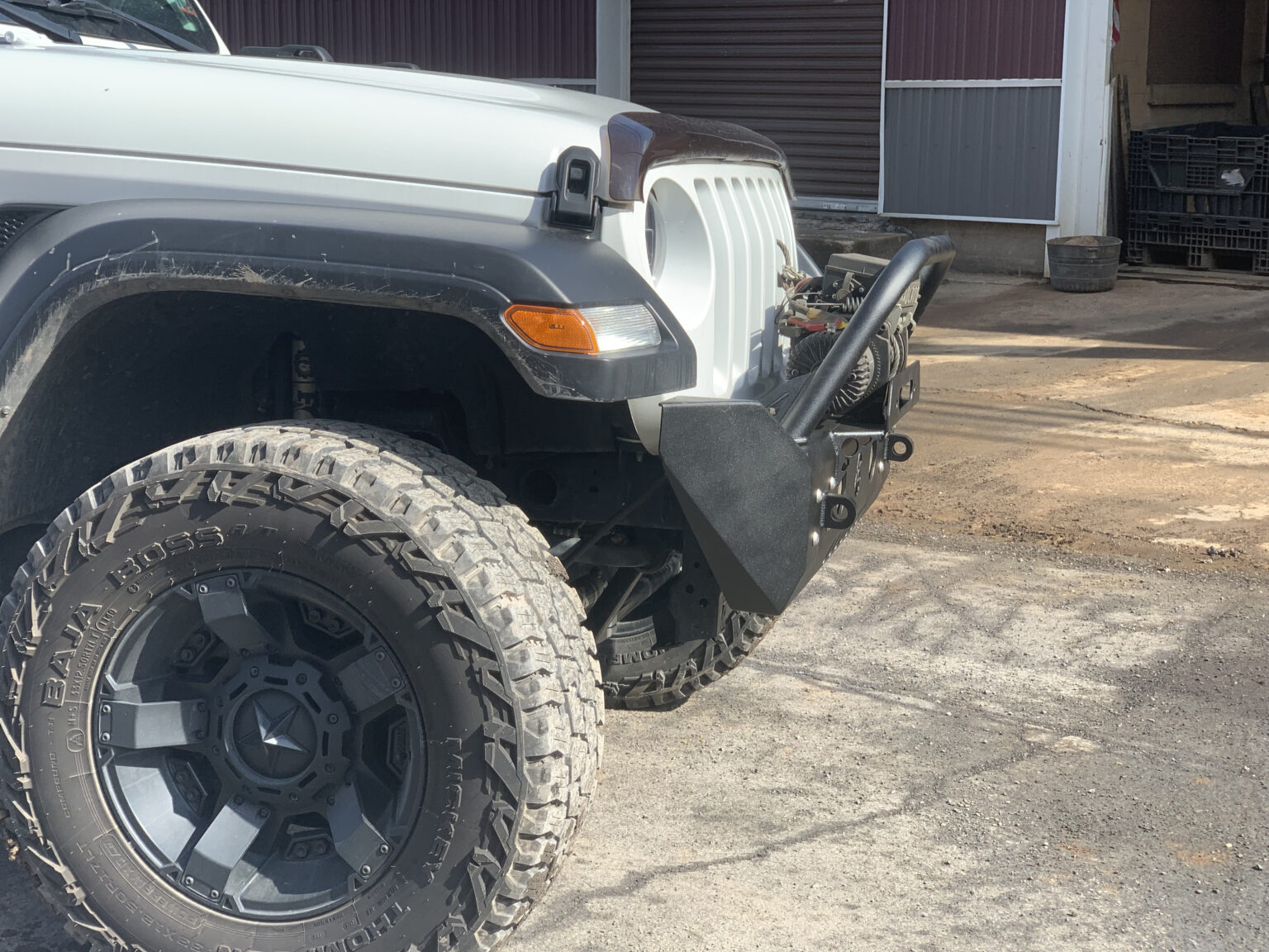 Mid Front Winch Bullbar Bumper-Jeep Wrangler/Gladiator