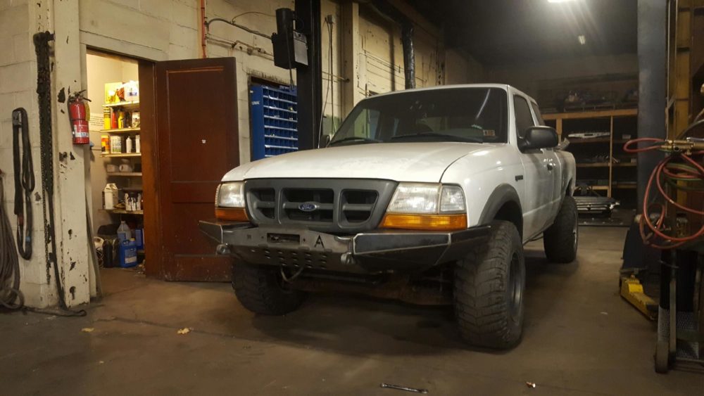 Elite Ford Ranger Modular Plain Front Winch Bumper 1998-2011