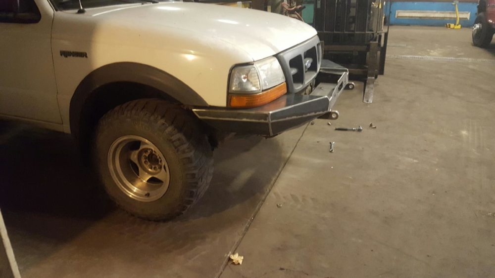 Elite Ford Ranger Modular Plain Front Winch Bumper 1998-2011